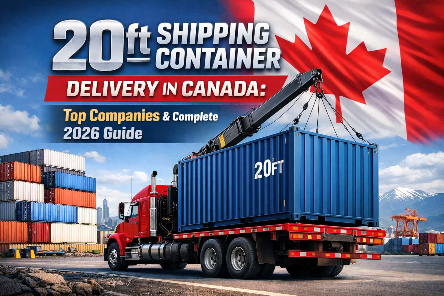 20ft Shipping Container Delivery in Canada: Top Companies 2026