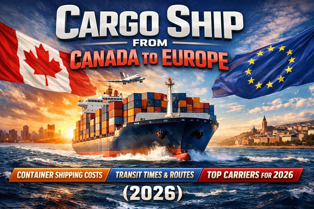 Cargo Ship From Canada to Europe: Container Shipping Costs